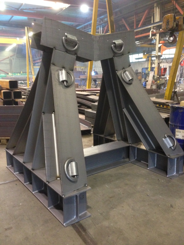 Transport cradles t.b.v. Scheepswerf | Siem Steur Staalconstructies
